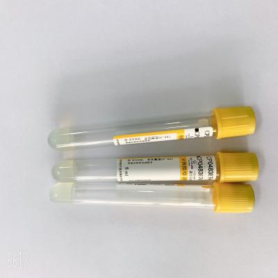 China Non-Vacuum Gel & Clot Activator Blood Tube 1-6ml Volume with 1300-2000g Centrifugation for Serum Separation for sale