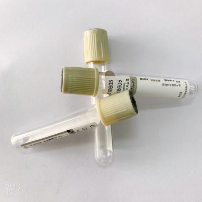 China EDTA Fluorination Glucose Blood Collection Tubes 5ml-6ml with 5 Min Centrifugation Time CE Certified for sale