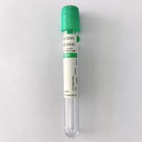 China Disposable Glass Green Top Vacuum Blood Collection Tube 1ml 2ml 3ml 4ml Heparinized for Biochemistry Tests for sale
