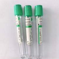 China Lithium Heparin Vacuum Blood Collection Tubes 4ml 5ml Green Top for Plasma Testing for sale