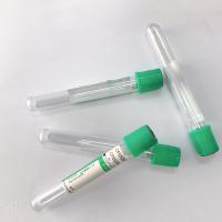 China Evacuated Blood Collection Heparin Lithium Tube 3ml 5ml 10ml with Gel Separator for Clinical Testing for sale