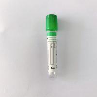 China Heparin Lithium Blood Collection Tubes 1-10ml Capacity with Rubber Stopper for Clinical Plasma Testing for sale
