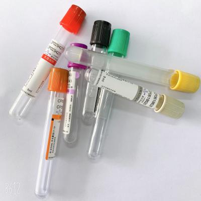 China Professional Vacuum Blood Collection Tubes 13x75mm to 16x100mm with PET/Glass Material and CE Certification for sale