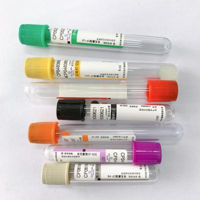 China Medical Vacuum Blood Collection Tubes 3ml/5ml with EDTA, Heparin, Citrate Options for Laboratory Diagnostics for sale