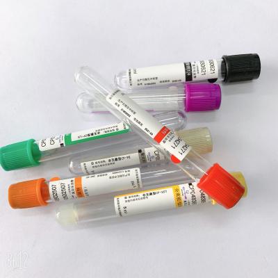 China Vacuum Blood Collection Tubes 13x75mm to 16x100mm with 1-10ml Capacity in Universal Color-Coded System for sale