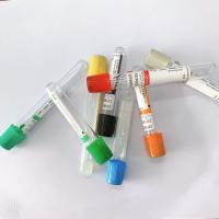 China CE Certified Medical Blood Collection Tubes - Sodium Fluoride Potassium Oxalate, 2ml-10ml Draw Volume, PET/Glass Material for sale
