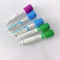 China K2/K3 Lithium Heparin Blood Collection Tubes with Gel Separator - 13mm×100mm Size, 1-10ml Capacity, Pyrogen Free for sale