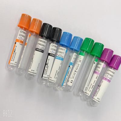 China Surgical Vacuum Blood Collection Tubes 3ml 4ml 5ml with Sodium Citrate and Multiple Additive Options for sale