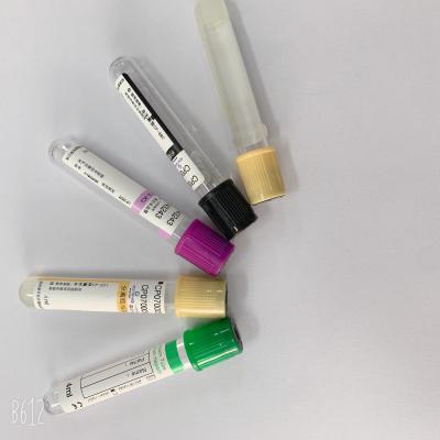 China CE ISO Certified Vacuum Blood Collection Tubes - 8 Types, 1-10ml Capacity, 13mm-16mm Sizes for Medical Testing for sale