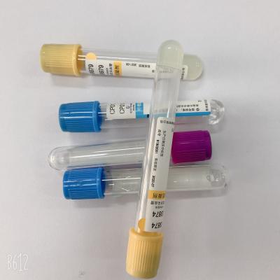 China CE & ISO 13485 Certified Disposable Vacuum Blood Collection Tubes - 13x75mm to 16x100mm Sizes, 1-10ml Capacity for sale
