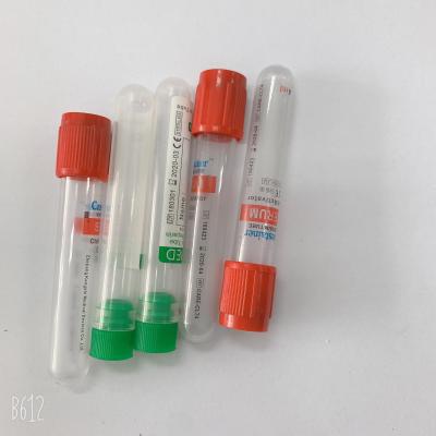 China Medical Blood Collection Tubes 1ml-10ml Capacity in PET/Glass with Color-Coded Additives for Laboratory Use for sale