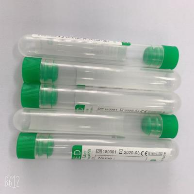 China Venous Blood Collection Tubes with Butyl Rubber Stopper - 2ml to 10ml Capacity, 13x75mm to 16x100mm Sizes for sale