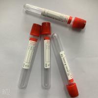 China ISO13485 10mL PET Glass Vacuum Blood Collection Serum Tube with Clot Activator for sale