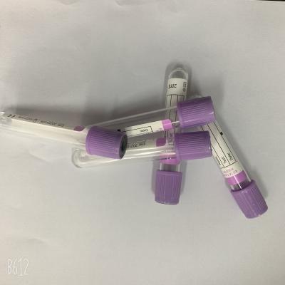 China Single-Use Glass Vacuum Blood Collection EDTA Tube K2/K3 - 2ml to 10ml Capacity for Clinical Hematology for sale