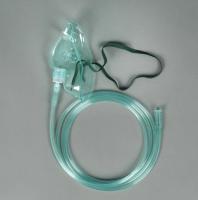 China Medical PVC Disposable Oxygen Mask with 7ft Tubing - EO Sterile Adult Use - CE ISO Certified for sale