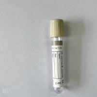China Vacuum Blood Collection Tube Grey Top 2ml 6ml for Glucose Sugar Test Sodium Fluoride Potassium Oxalate for sale