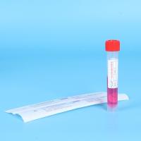 China Red DNA Oral Nasal Virus Sampling Tube - 10ml Preservation Solution with 3ml Liquid - Medical PP Material Collection Kit for sale