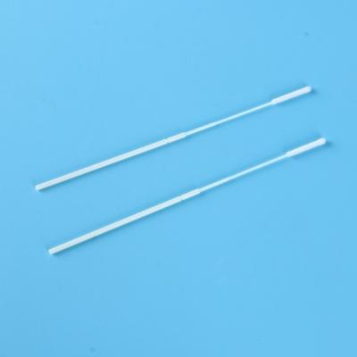 China Medical Nylon Flocked Nasopharyngeal Swabs 151cm Length with 2.5cm Flocked Tip for Virus Test Collection for sale