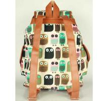 China Women's School Swallow Backpack Fox Bag Girl's Owl Backpack Canvas Shoulder Backpack for sale