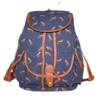 China Women's School Swallow Backpack Fox Bag Girl's Owl Backpack Canvas Shoulder Backpack for sale