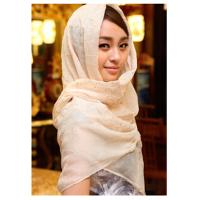 China Fashion Tudung Silk Scarf Flower Embroidery Scarf Muslim Tudung Muslim Scarf for sale