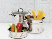 China 8 QT Pasta Pot In Stainless Steel Pasta Steamer for sale