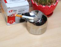 China Stainless Steel Cigarette Ashtray Lid Silver Windproof smoking ashtray penguin shade cigarette ashtray for sale