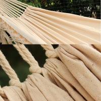China Extra Large Hammock Cream White Pure Cotton 2m Hammock for sale