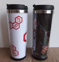 China Sport Cup With Ability For Insert Paper Card Advertising Coffee Cup Starbucks Cup for sale