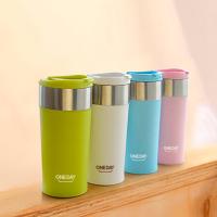 China Double Wall Stainless Steel Coffee Cup Thermos Mug Insulation Against Hot Cups 400 ML for sale