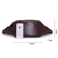 China Men's Sport PU Waist Bag PU Leather Belt Bag for sale