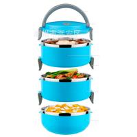 China Colorful Stainless Steel Lunch Box Tiffin Box 2 Layer 3 Layer 4 Layer for sale