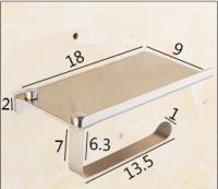 China Stainless Steel Toilet Holder With Shell for sale