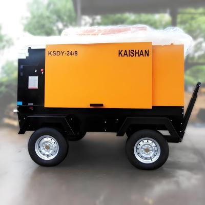 China Suitable for durable and powerful mobile air compressors in mining, deep wells, etc for sale