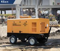 China Professional and durable mobile screw air compressor, running smoothly and consistently for sale