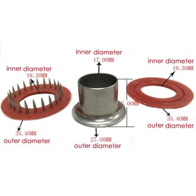 China Durable High Grade Stainless Steel Sail Eyelets Good Abrasion Proof for sale