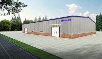 China Galvanized Pre-Engineered Steel Shed Building - Custom 50mm-100mm Insulated Panels, Q355 Steel Structure for sale