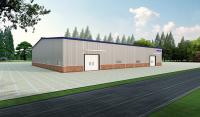 China Galvanized Pre-Engineered Steel Shed Building - Custom 50mm-100mm Insulated Panels, Q355 Steel Structure for sale