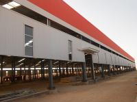 China Prefabricated Steel Structure Warehouse with ISO9001:2015 Certification - Q235-Q355B Steel, Custom Sizes Available for sale