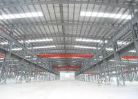 China Large Span Heavy Steel Structure Building Q235B Q355B 120m Width Warehouse Workshop for sale