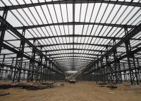 China Large Span Heavy Steel Structure Building Q235B Q355B 120m Width Warehouse Workshop for sale