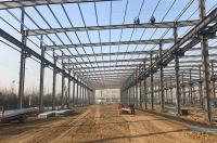 China Custom Pre-Engineered Steel Building H Section Warehouse 180m x 57m with 50-Year Lifespan for sale