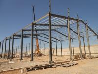 China Prefabricated Steel Structure Warehouse with ISO9001:2015 Certification - Q235-Q355B Steel, Custom Sizes Available for sale