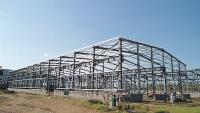 China Custom Steel Structure Warehouse Building - Q235/Q355B H-Section Steel with 130,000m² Manufacturing Capacity for sale
