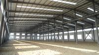 China Custom Steel Structure Warehouse Building - Q235/Q355B H-Section Steel with 130,000m² Manufacturing Capacity for sale