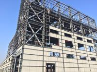 China Custom Steel Structure Building with Q355B H-Section Steel, 1-100 Ton Crane Capacity, and 50-200mm Insulated Panels for sale