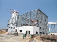 China Custom Steel Structure Building for Warehouse & Workshop - Q355B Steel Frame with 5-20 Ton Crane Capacity for sale