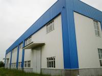 China Durable Prefabricated Steel Buildings for Warehouse Workshop with 5-15MT Crane Capacity and Custom Sizes for sale