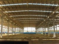 China Durable Prefabricated Steel Buildings for Warehouse Workshop with 5-15MT Crane Capacity and Custom Sizes for sale