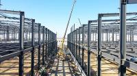 China Prefabricated Steel Structure Building 0.3-0.7mm Panels with 50-200mm Insulation for Warehouse and Factory for sale